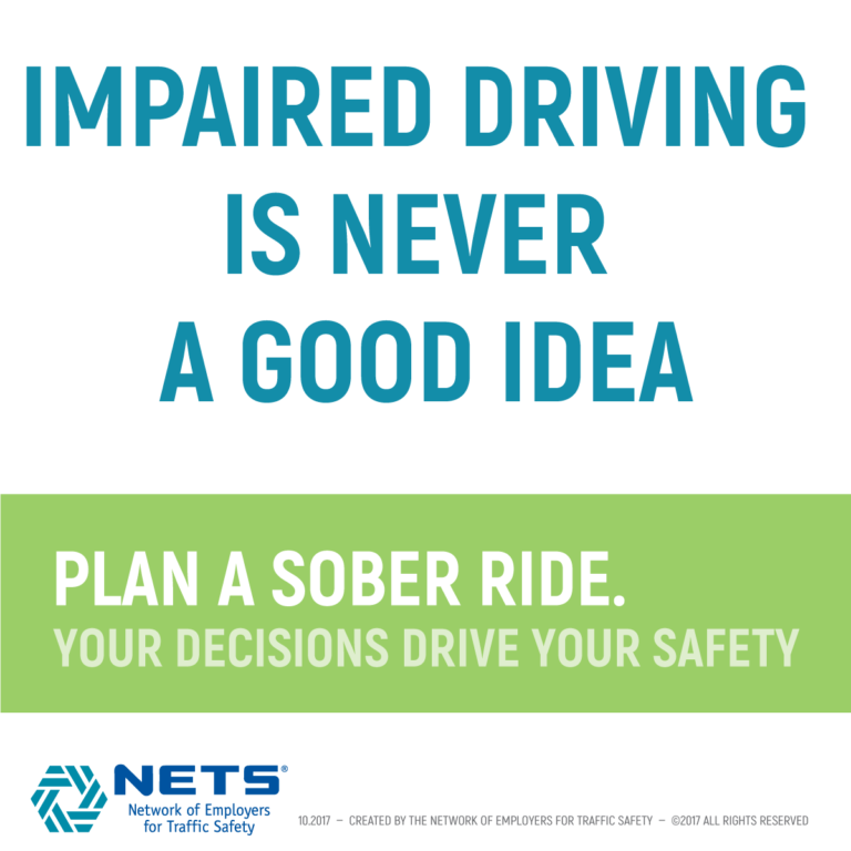Drive Safely Work Week™ Impaired Driving Module – Network of Employers ...